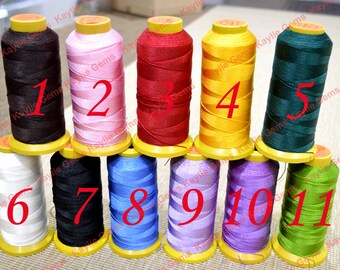 Silk thread beads | Etsy