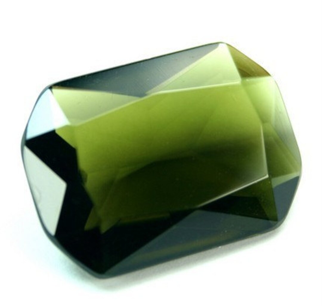 1 Pc Glass Jewel 18x25mm Octagon Faceted Diamond Cut Pointed Back ...