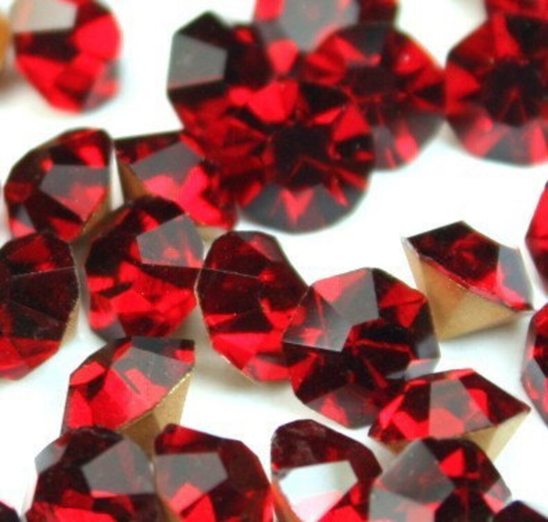 Rhinestone Chaton SS20 /4.8mm Machine Cut Pointed Backs Foiled - Siam ...