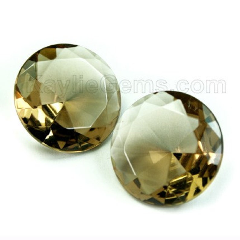 Glass Jewel Round 20mm Faceted Diamond Cut Pointed Back | Etsy