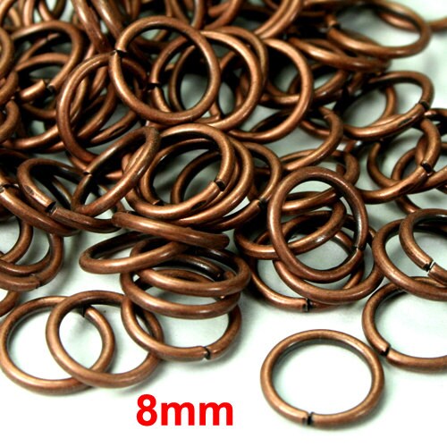 8mm 18 Gauge Open Jump Rings Professional Heavy Strong | Etsy