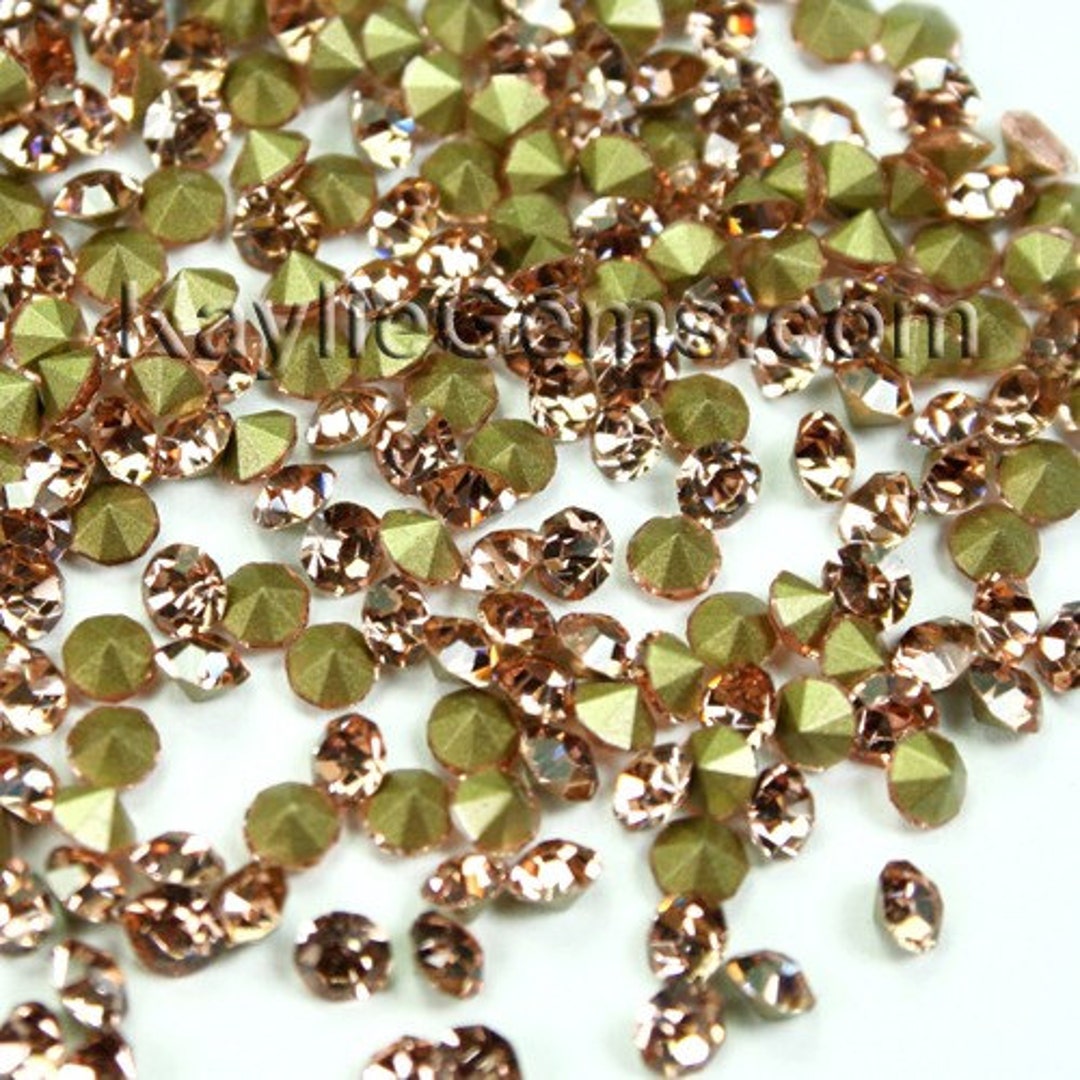 Rhinestone Chaton SS6 /2mm, SS12 /3mm, Ss14/3.5mm, Ss16/4mm, Pointed ...