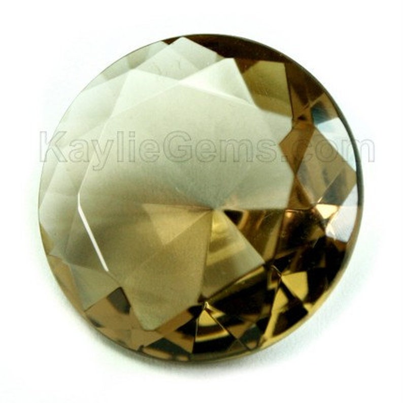 Glass Jewel Round 20mm Faceted Diamond Cut Pointed Back | Etsy