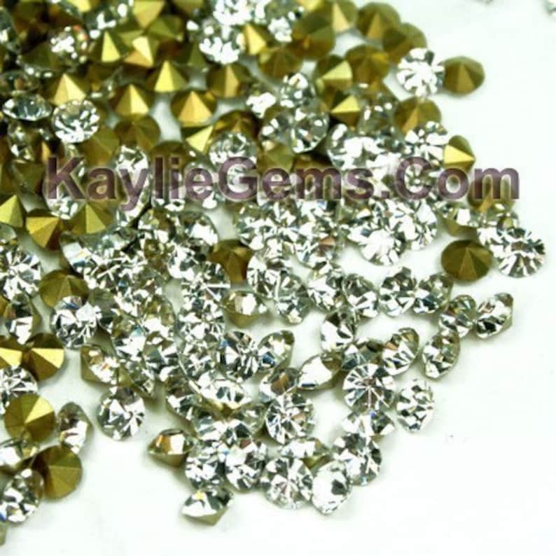 Rhinestone Chaton SS6 /2mm Ss8.5/2.5mm, Ss12/3mm, Ss14/3.5mm, Ss16/4mm ...