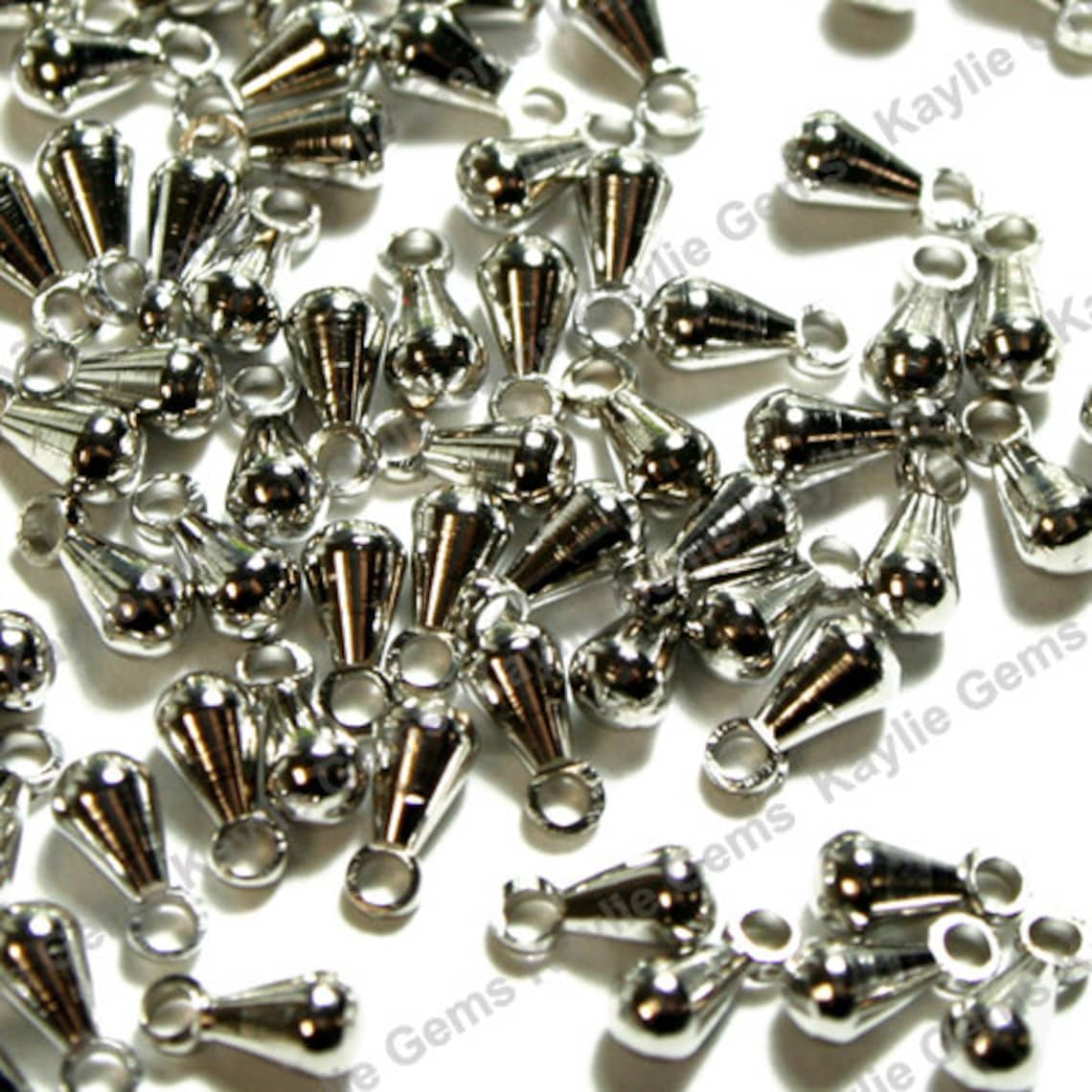 Chain End Extender Drop Brass 6mm Quality Teardrop Droplet | Etsy