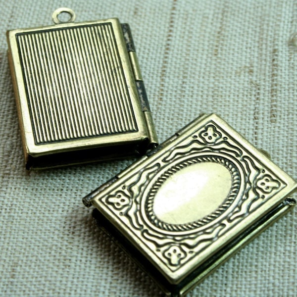 Book Locket - Etsy