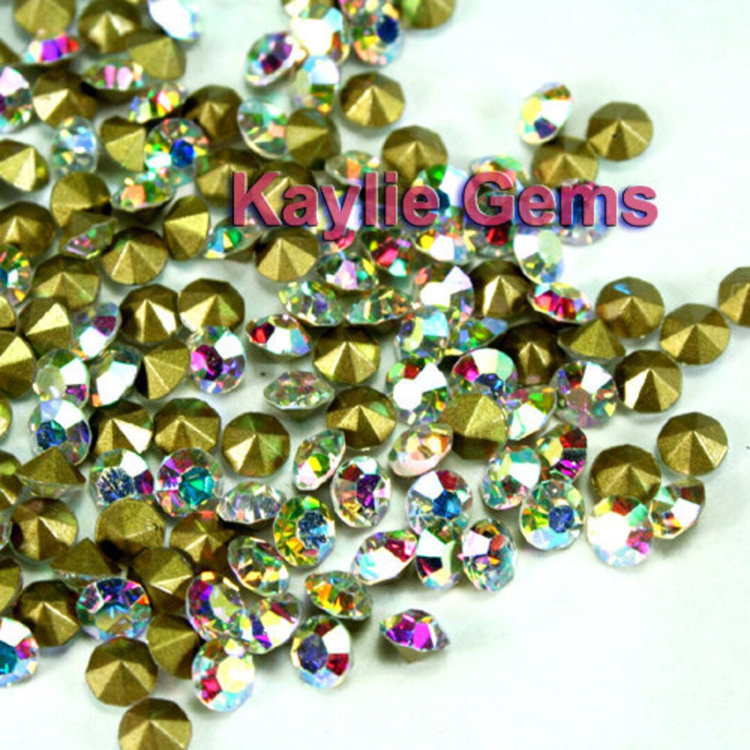 Rhinestone Chaton SS6 /2, Ss8.5/2.5mm, SS12 /3mm, Ss14/3.5mm, Ss16/4mm ...