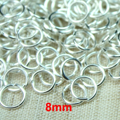 8mm 18 Gauge Open Jump Rings Professional Heavy Strong | Etsy
