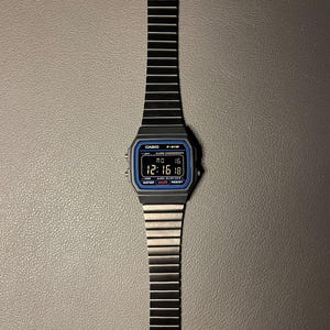 Custom Casio F-91W Negative Display and Metal Band Mod With Custom Case ...