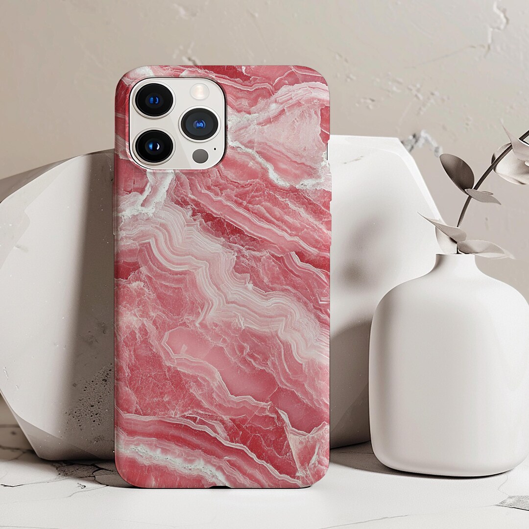 Rhodochrosite Crystal Phone Case for Iphone, Samsung, Google Pixel ...