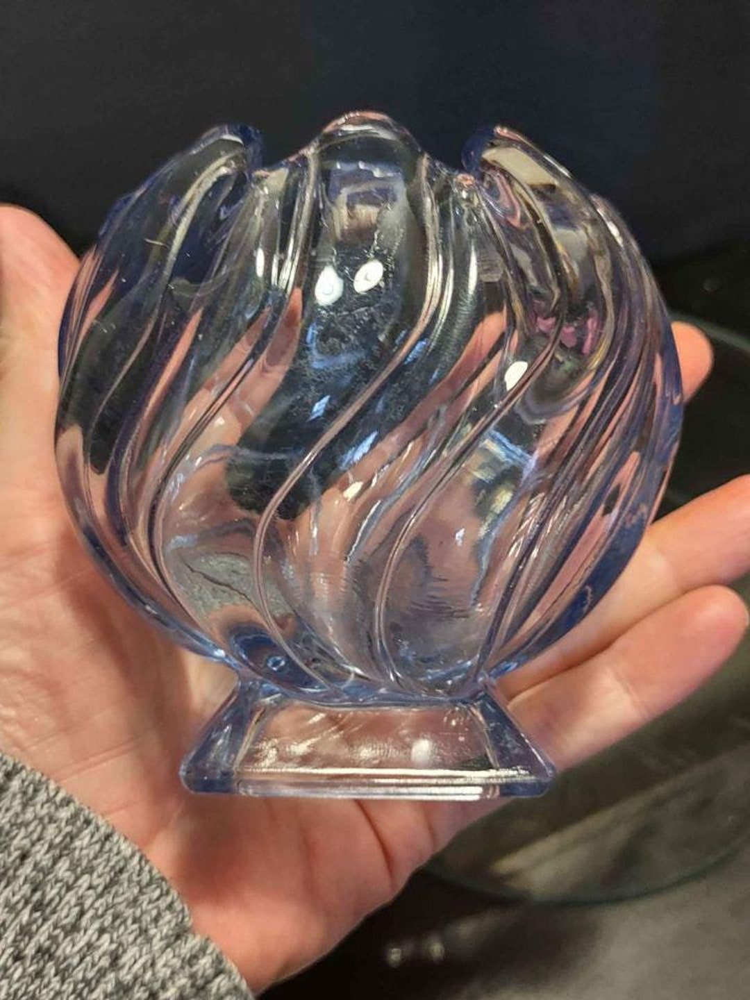 Vintage Bagley Glass England Posy Rose Bowl Art Deco - Etsy