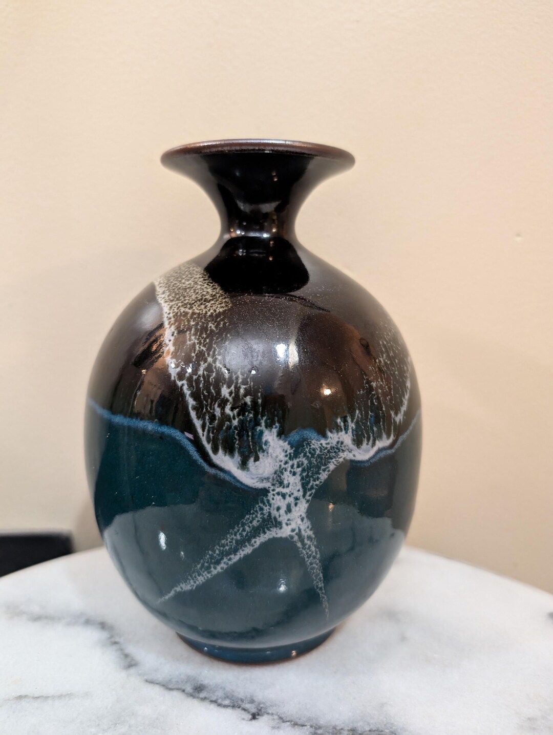 Vintage West Virginia Studio Pottery Vase Gary Schaffer Signed - Etsy
