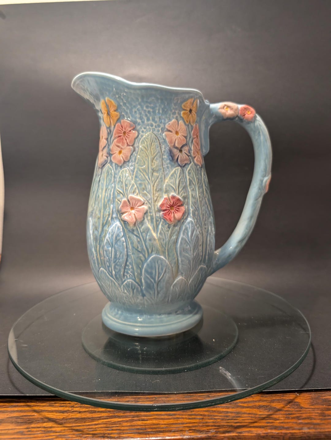 Art Deco Melba Ware Floral Pitcher: Pastel Blue Pansy Jug - Etsy
