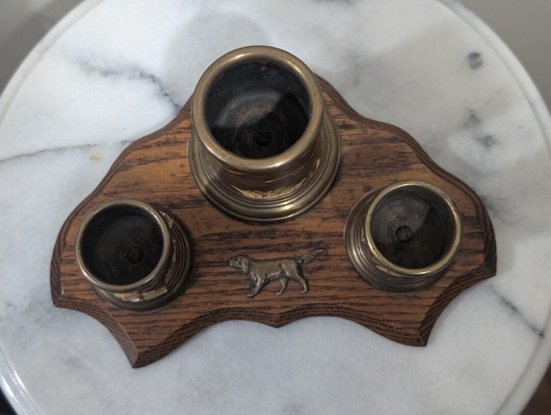 Antique Oak Desk Tidy Organizer Stand - Etsy