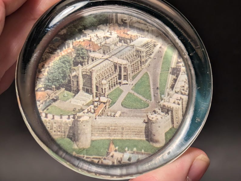 Glass Paperweight of St George's Chapel at Windsor Castle England - Etsy