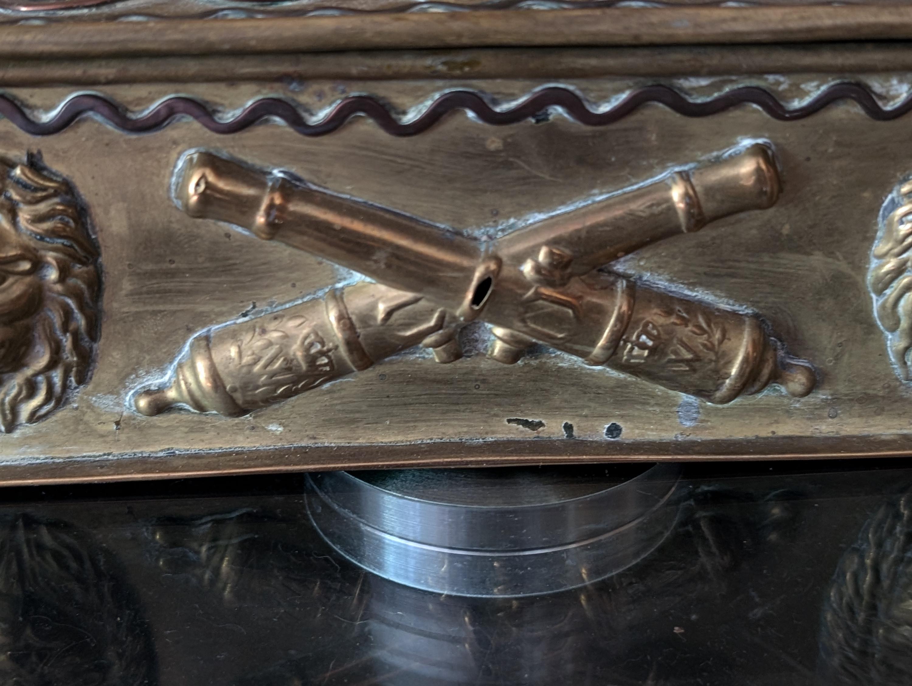 Early 19th Century Dutch Military 18th Century Brass Tinder Candle Box ...