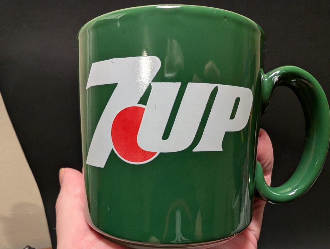 Vintage 7up Mug Made in England - Etsy