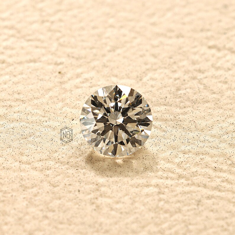3CT Round Lab Grown Diamond IGI Certified E VS2 Loose Engagement Stone ...