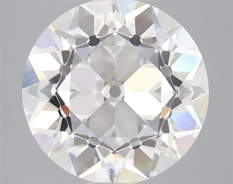 Old Mine Cushion Lab Grown Diamond IGI Certified 3CT E VVS2 Antique ...
