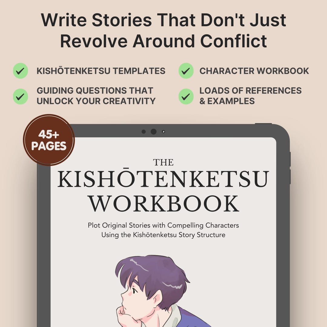 Kishotenketsu Workbook | Writing Guide | Novel Planner | Plot Template ...