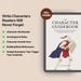 Character Guidebook | Antagonist-side Character-protagonist Planner ...