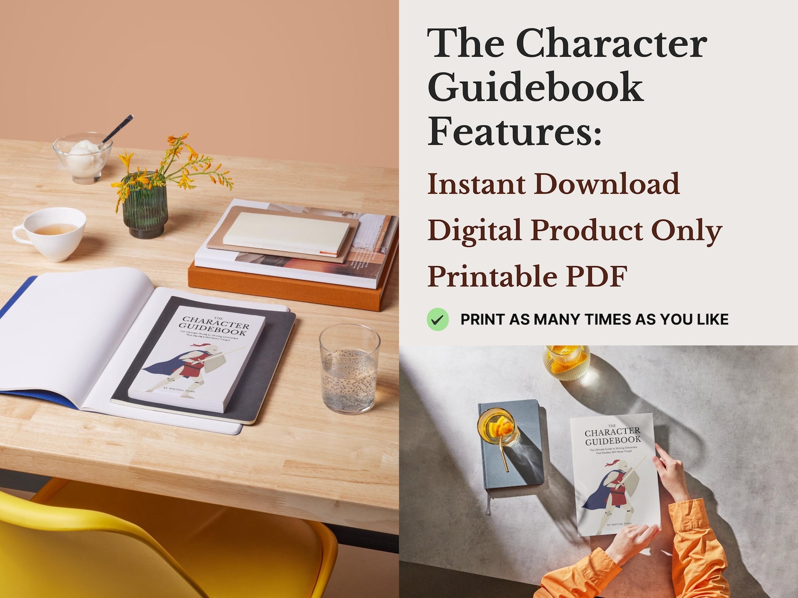 Character Guidebook | Antagonist-side Character-protagonist Planner ...