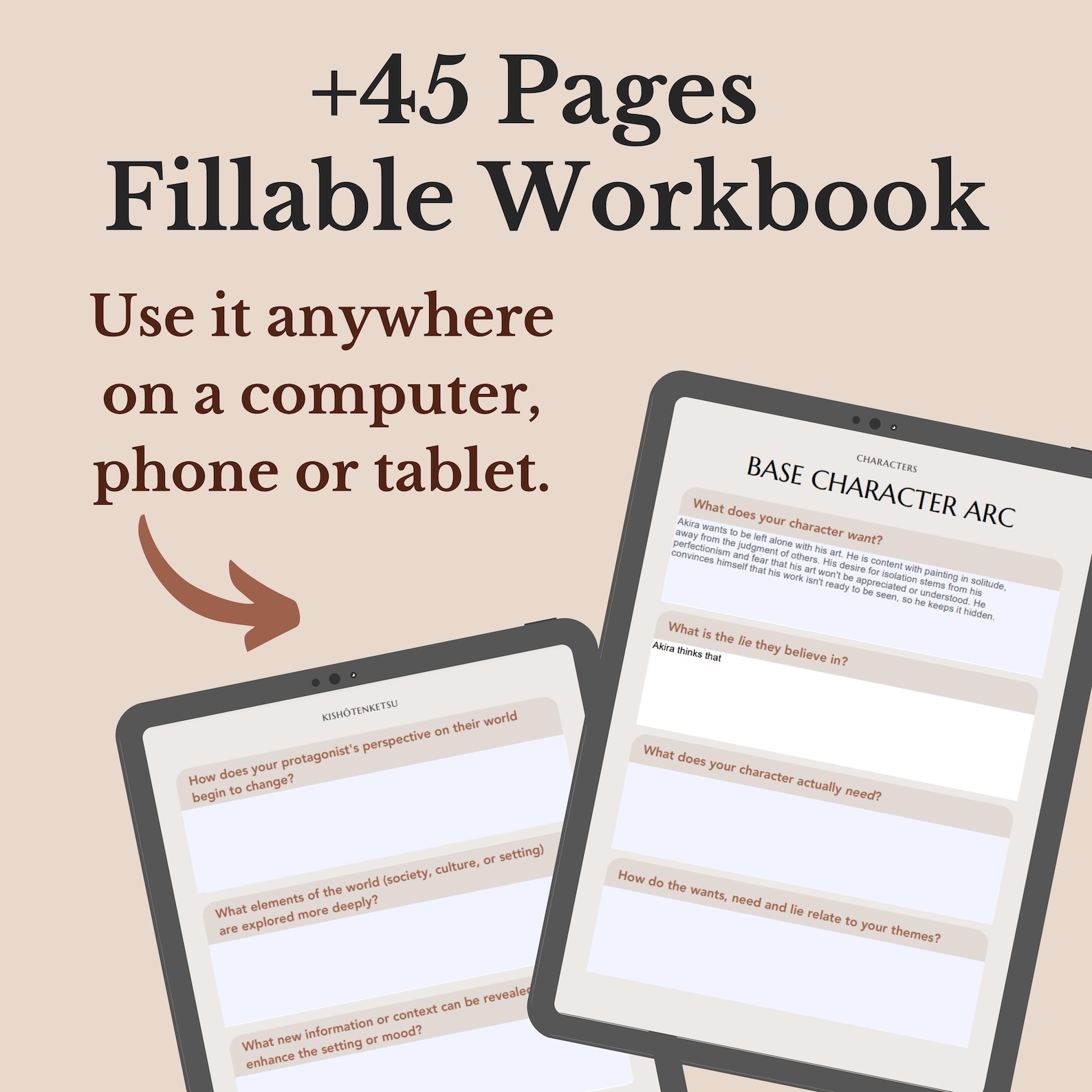 Kishotenketsu Workbook | Writing Guide | Novel Planner | Plot Template ...