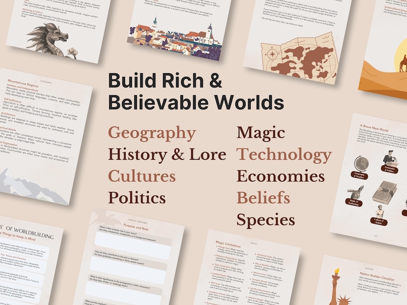Worldbuilding Guidebook | Fantasy Writing | Sci-fi Writing ...