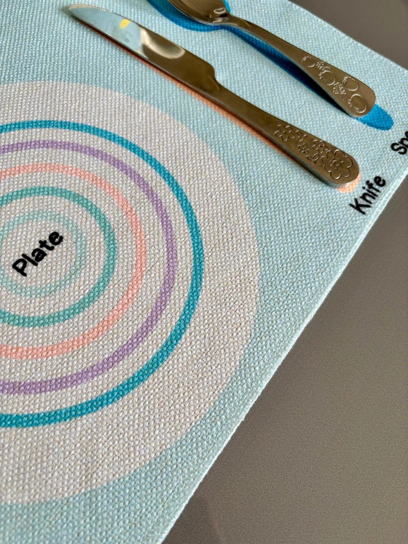 Kids Placemat - Etsy