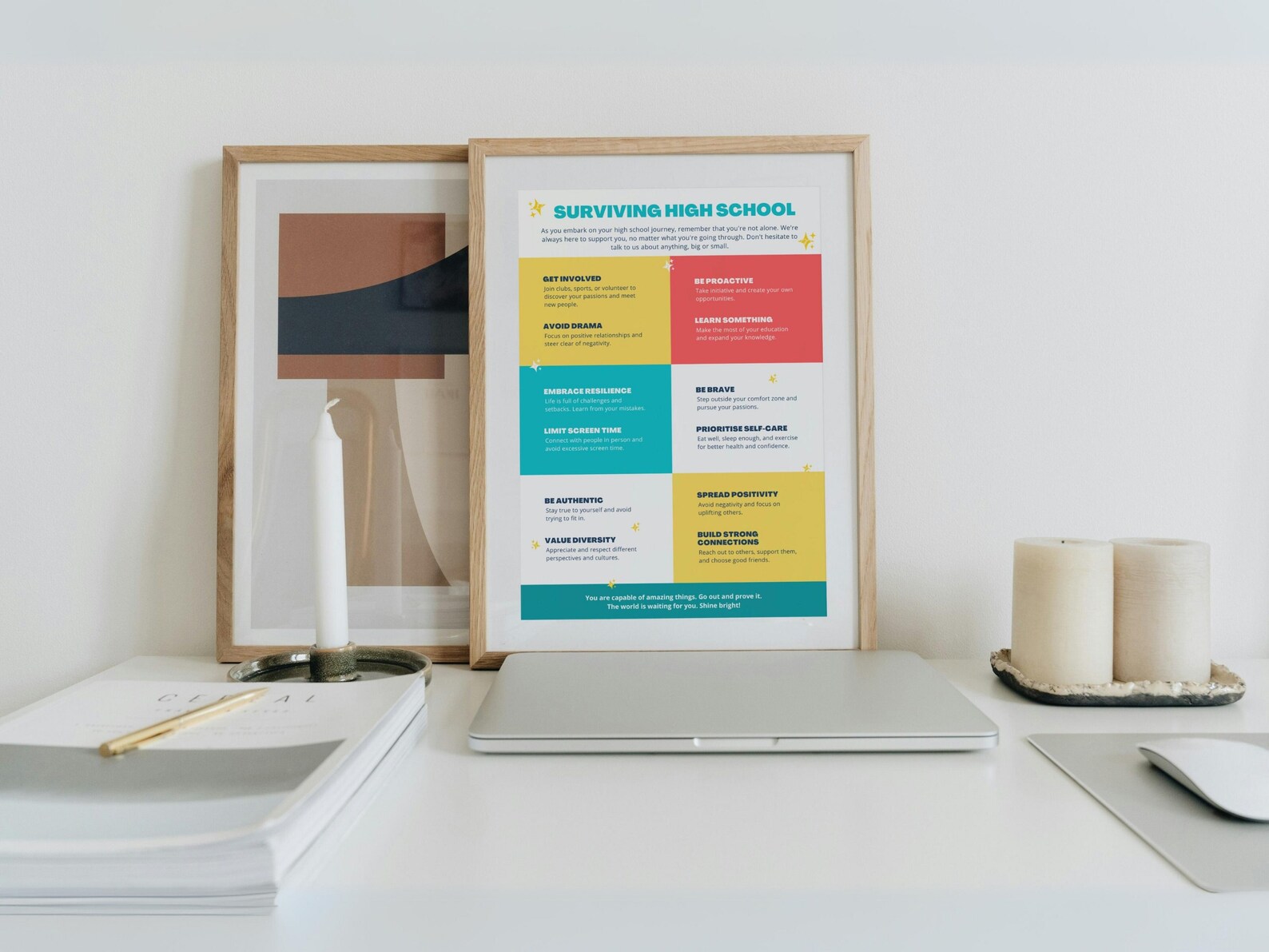 High School Survival Guide - Printable Tips and Motivation - Positive ...