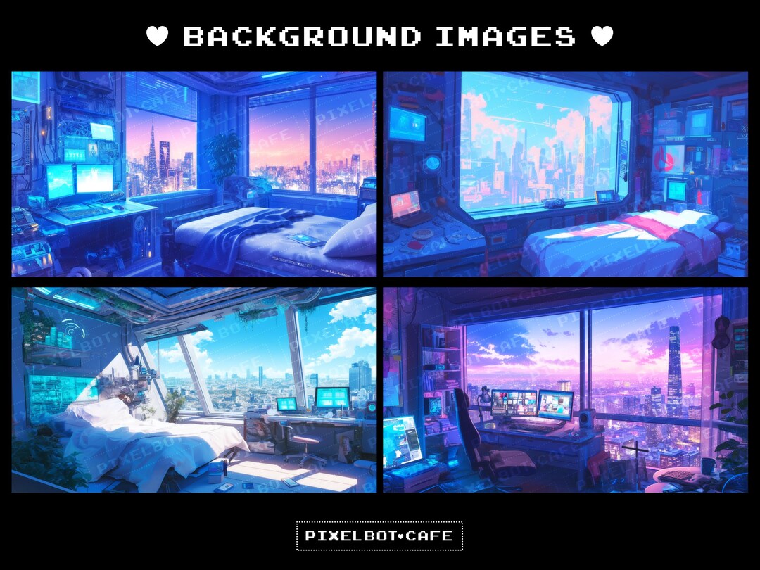 VIRTUAL BACKGROUND BUNDLE | Use for Streaming, Online Meetings ...