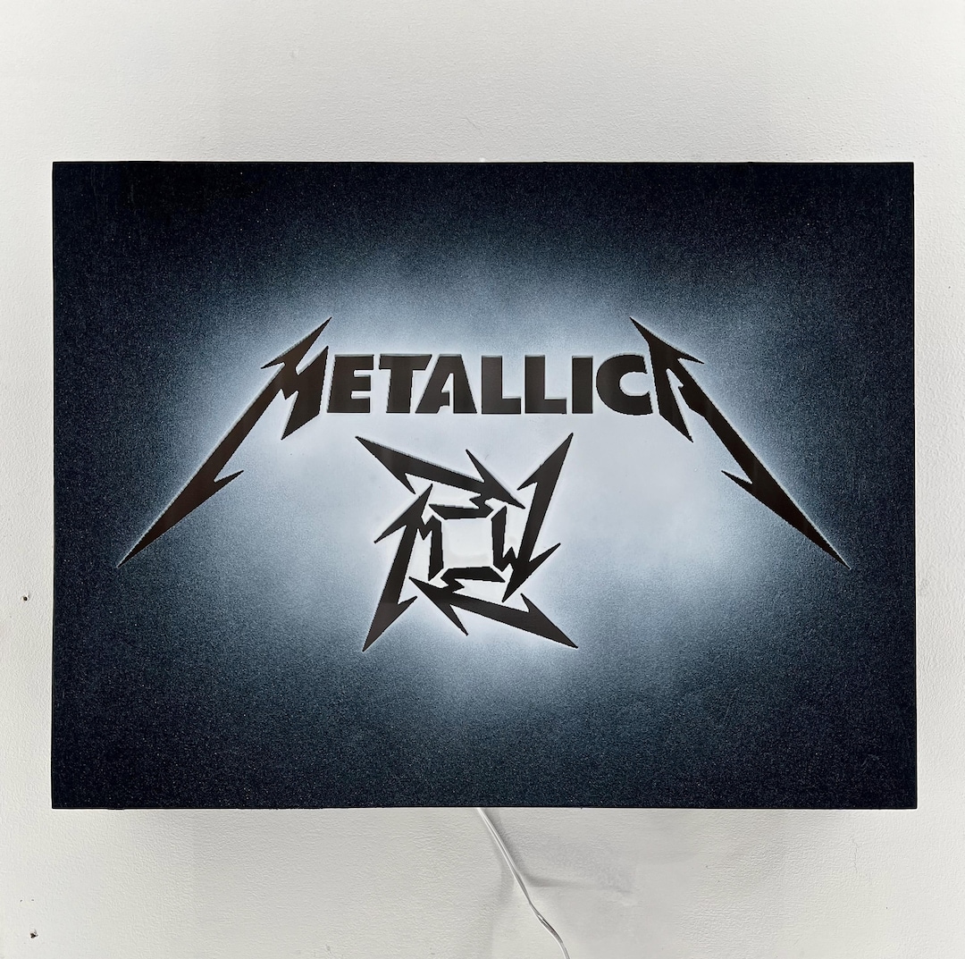 Rock Band: Metallica Wooden Decorations Engraved Pictures With ...