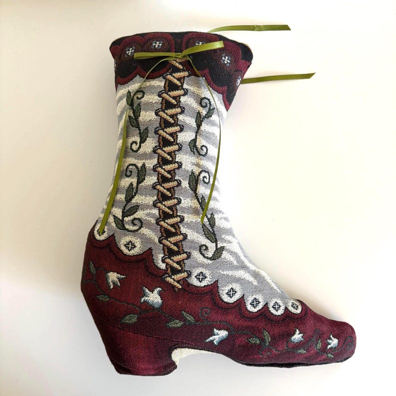 Riddles & Cockrell Victorian-style Boot Pillow - Etsy
