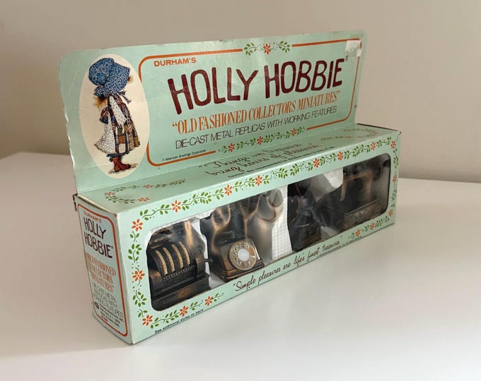 Holly Hobbie Minature Die Cast Set of 4 - Still in Box! - Etsy