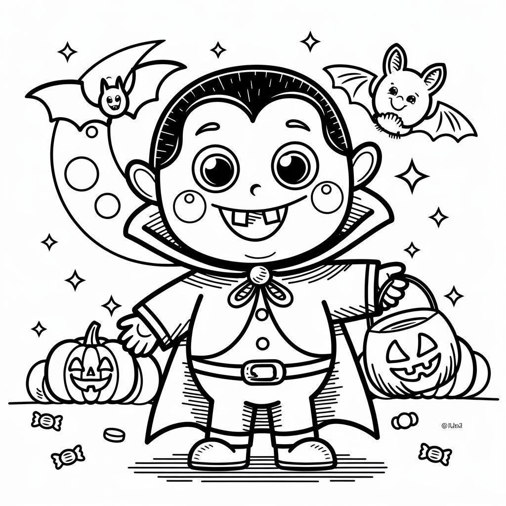 Halloween Coloring Pages for Kids, Coloring Books, Coloring Pages ...