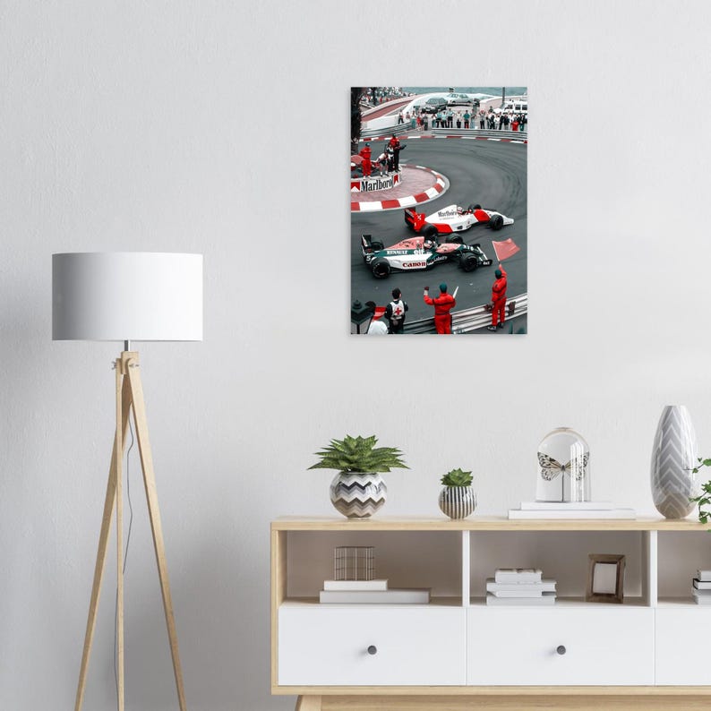 Vintage Monaco F1 Poster – Classic Formula 1 Art Print | Retro ...