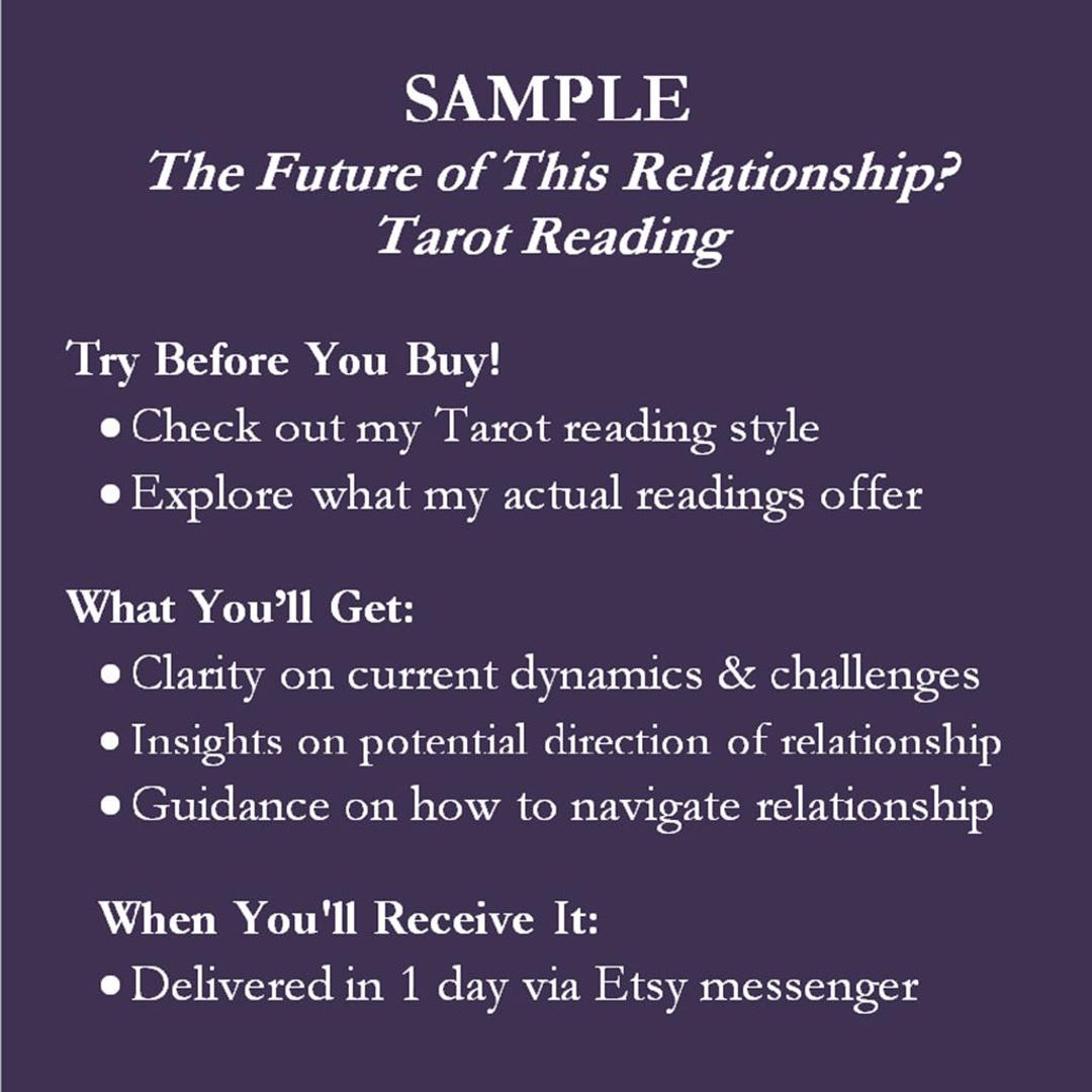SAMPLE-FUTURE of RELATIONSHIP | Future Reading | Fictitious Psychic ...