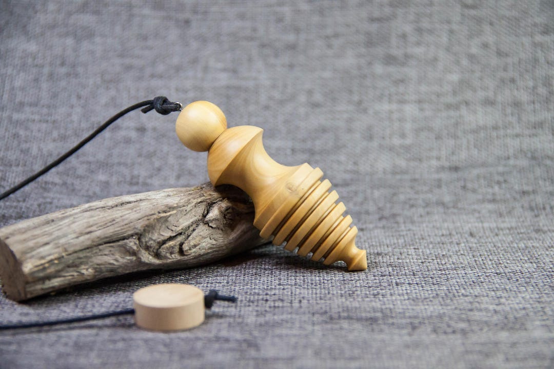 Egyptian Pendulum osiris in Boxwood france Weighted. Length 7.5 Cm ...