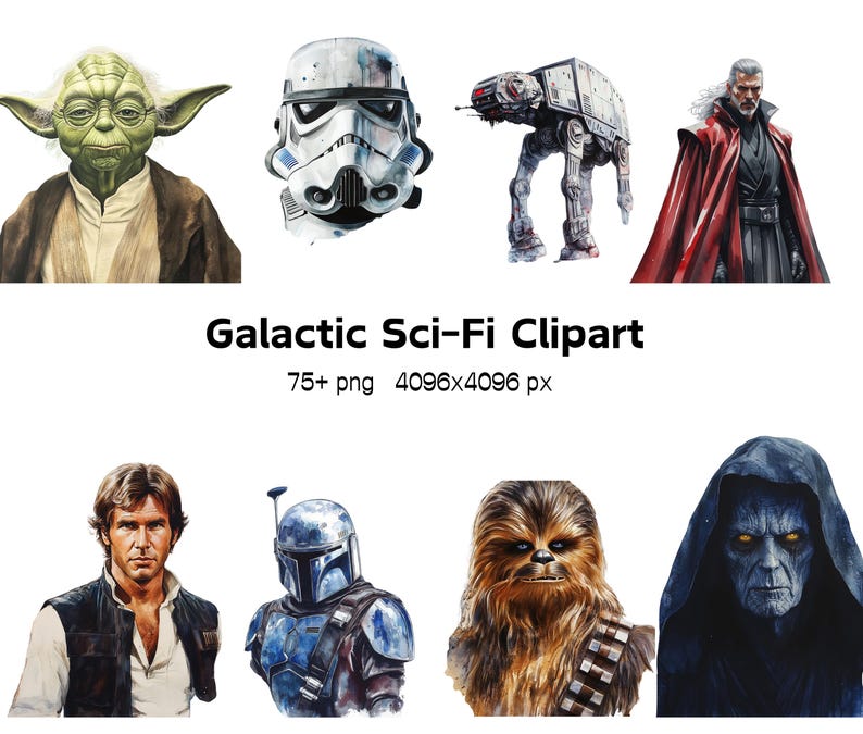 Galactic Sci-fi Clipart, 75+ PNG, Space Warrior Graphics, Futuristic ...