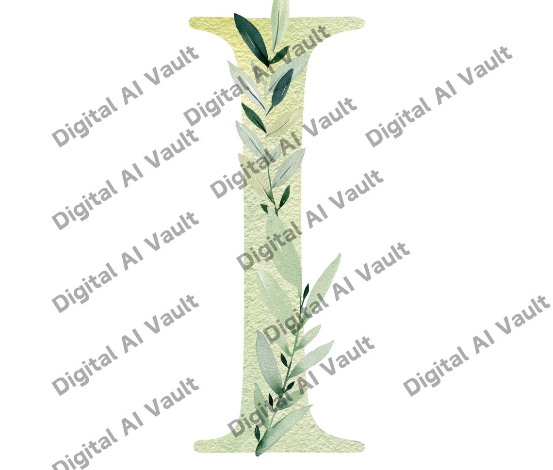 Personalized Sloth Name Art: Watercolor Alphabet Letters (digital ...