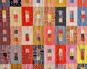 Just Quilting the Traffic Light Jelly Roll Quilt Digital Pattern ...