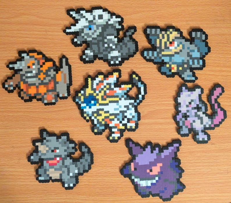 Custom Pokemon Bead Sprites! Build Your Team of 6! - Etsy