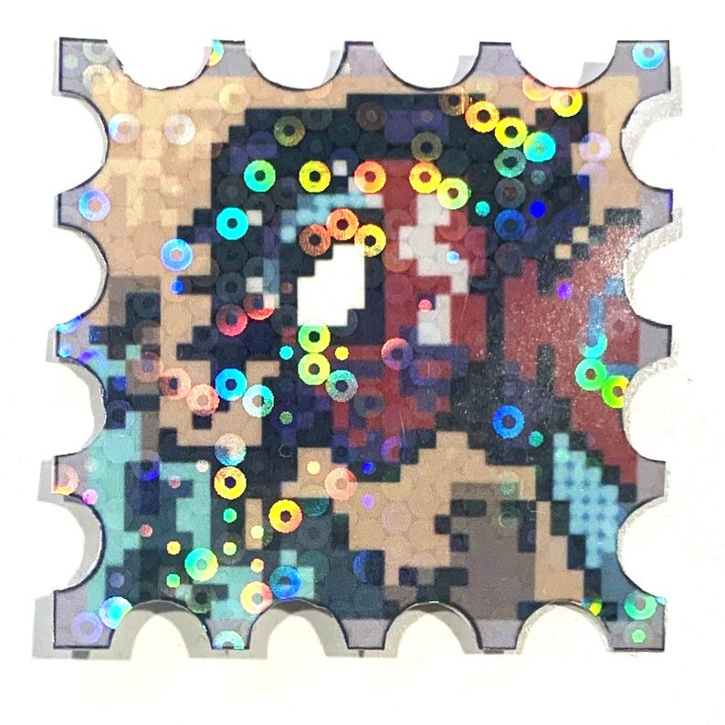 Pixel Art Stamp Stickers Fan-art Part 1 - Etsy