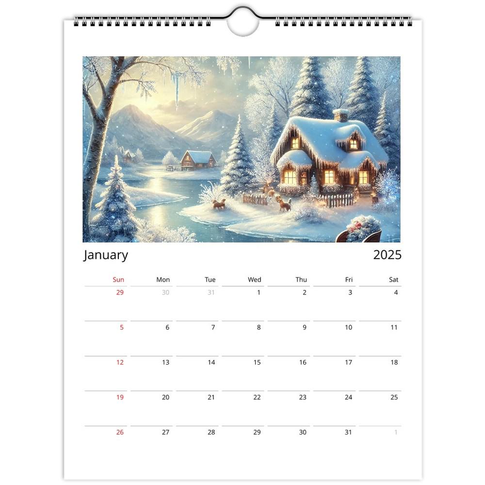 2025 Season Calendar – Vibrant Four Seasons Design | Yearly Planner ...