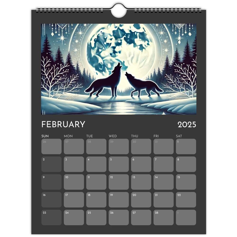Native American-inspired 2025 Season Calendar (US & CA) - Etsy