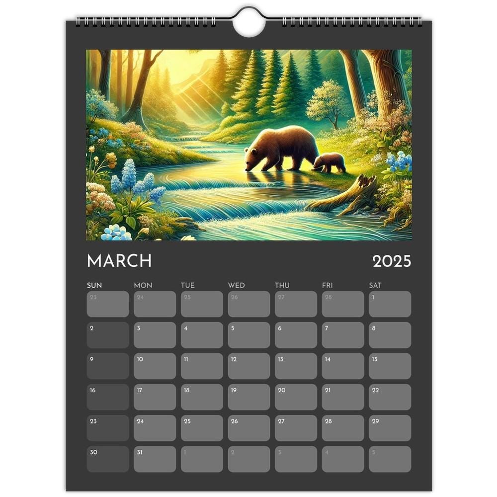 Native American-inspired 2025 Season Calendar (US & CA) - Etsy