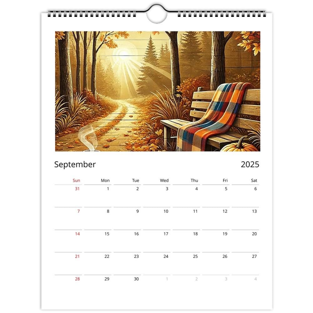 2025 Season Calendar – Vibrant Four Seasons Design | Yearly Planner ...