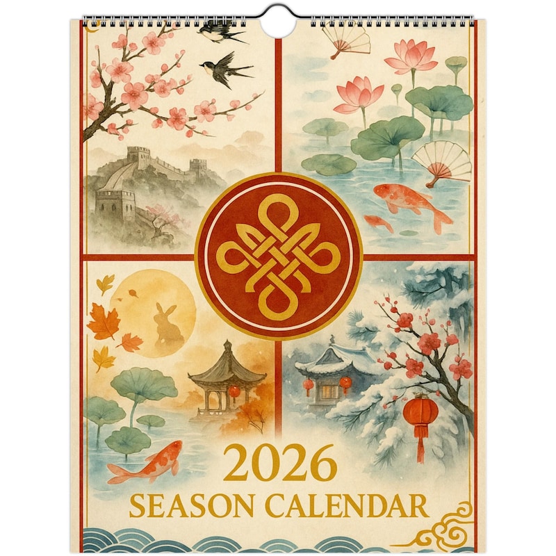 China Wall Calendar - Etsy