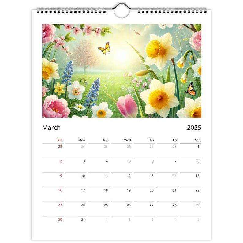 2025 Season Calendar – Vibrant Four Seasons Design | Yearly Planner ...
