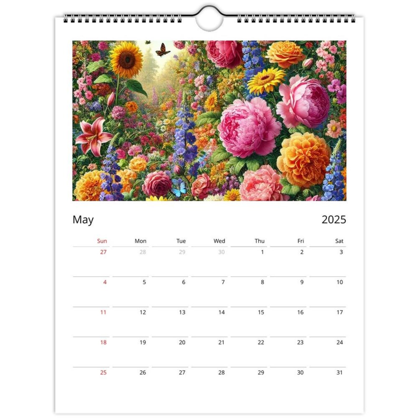 2025 Season Calendar – Vibrant Four Seasons Design | Yearly Planner ...